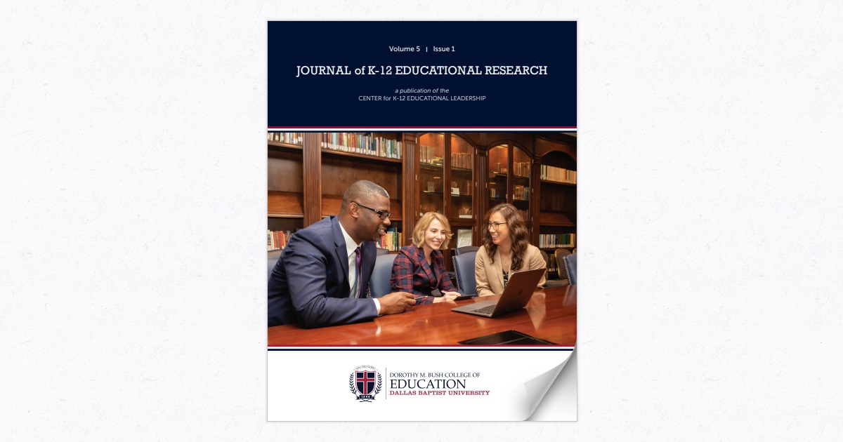 Volume 5 - Issue 1 - DBU Journal for K-12 Educational Leadership